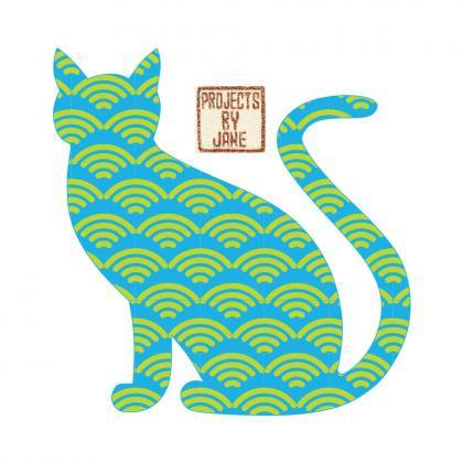 Cat Applique Template - PDF Applique Pattern on Luulla