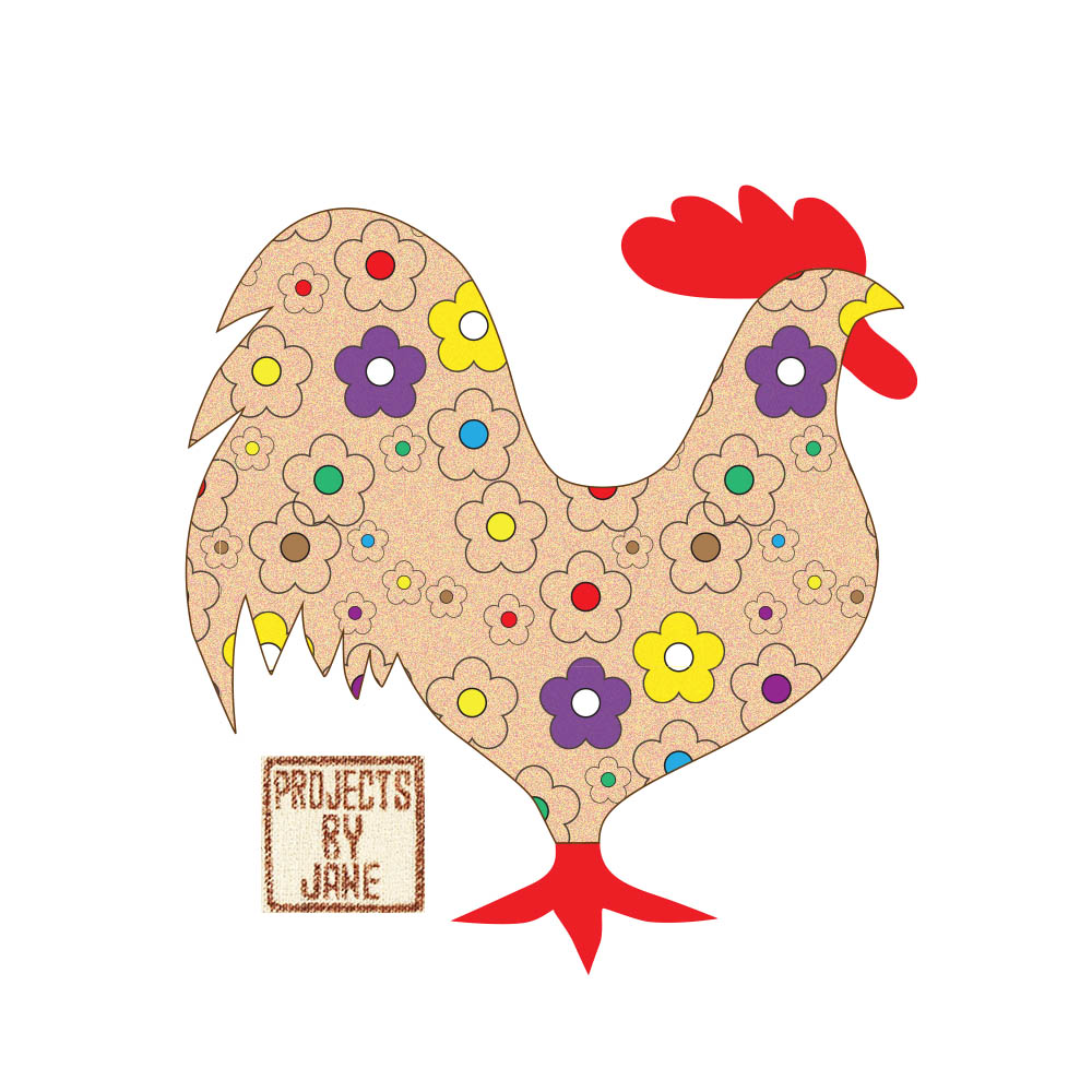 Rooster Applique Template - Pdf Applique Pattern on Luulla